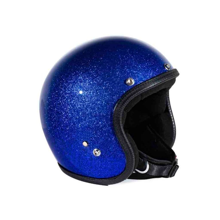 70's Helmets Metal Flake Blue - Rider District