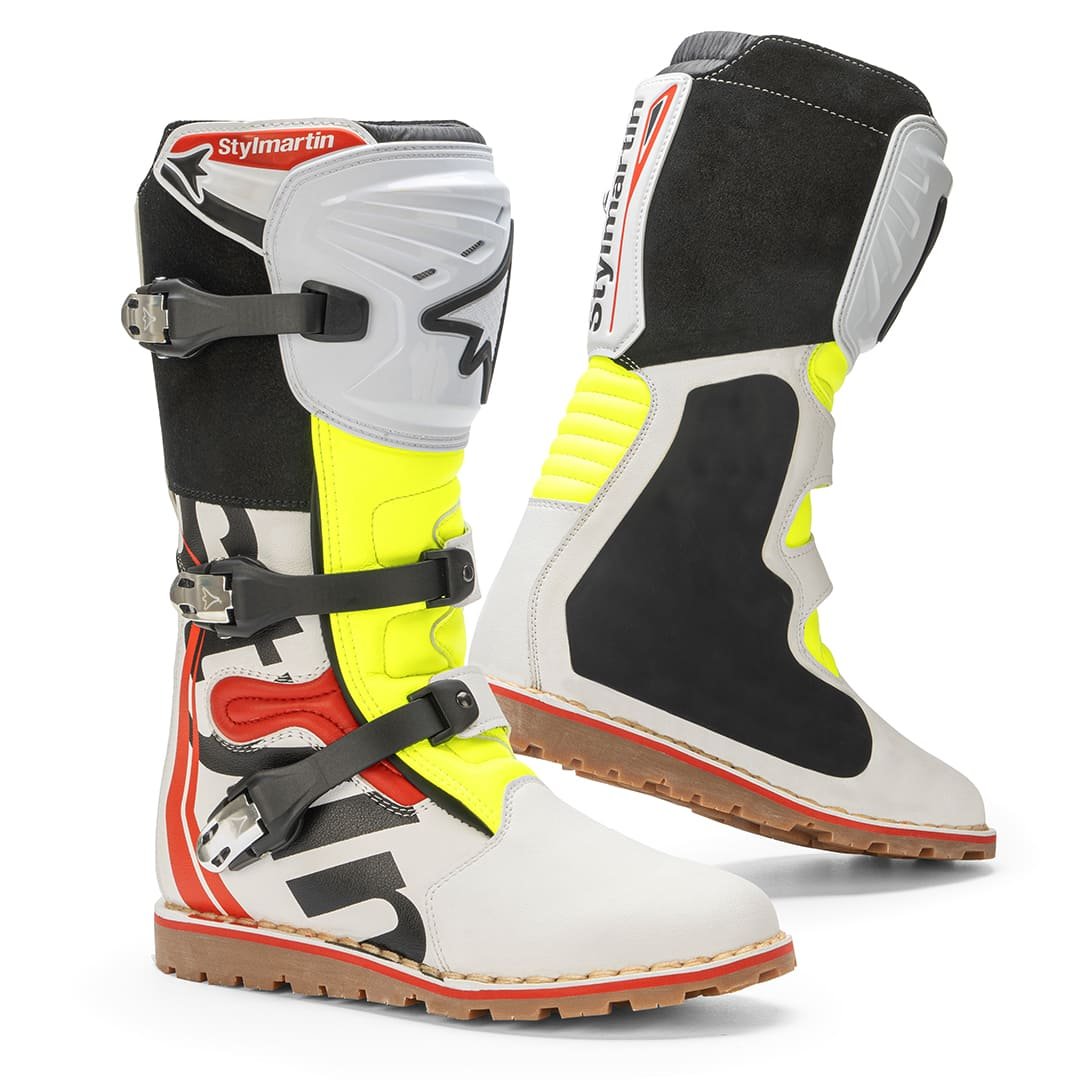 Stylmartin Impact Pro Red Boots - Rider District