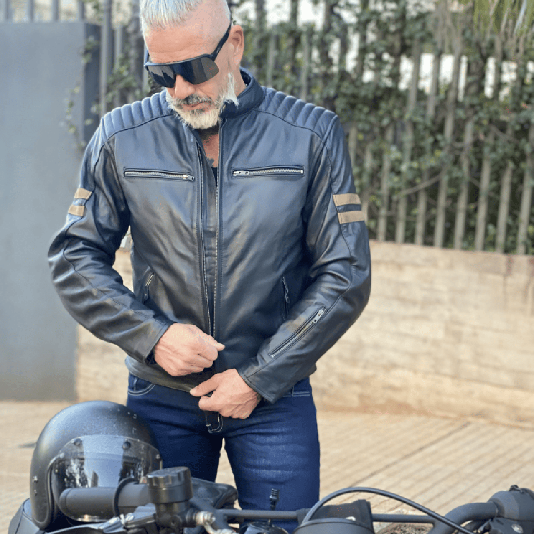 Motorcycle Jacket vintage Leather 100 - Rider District