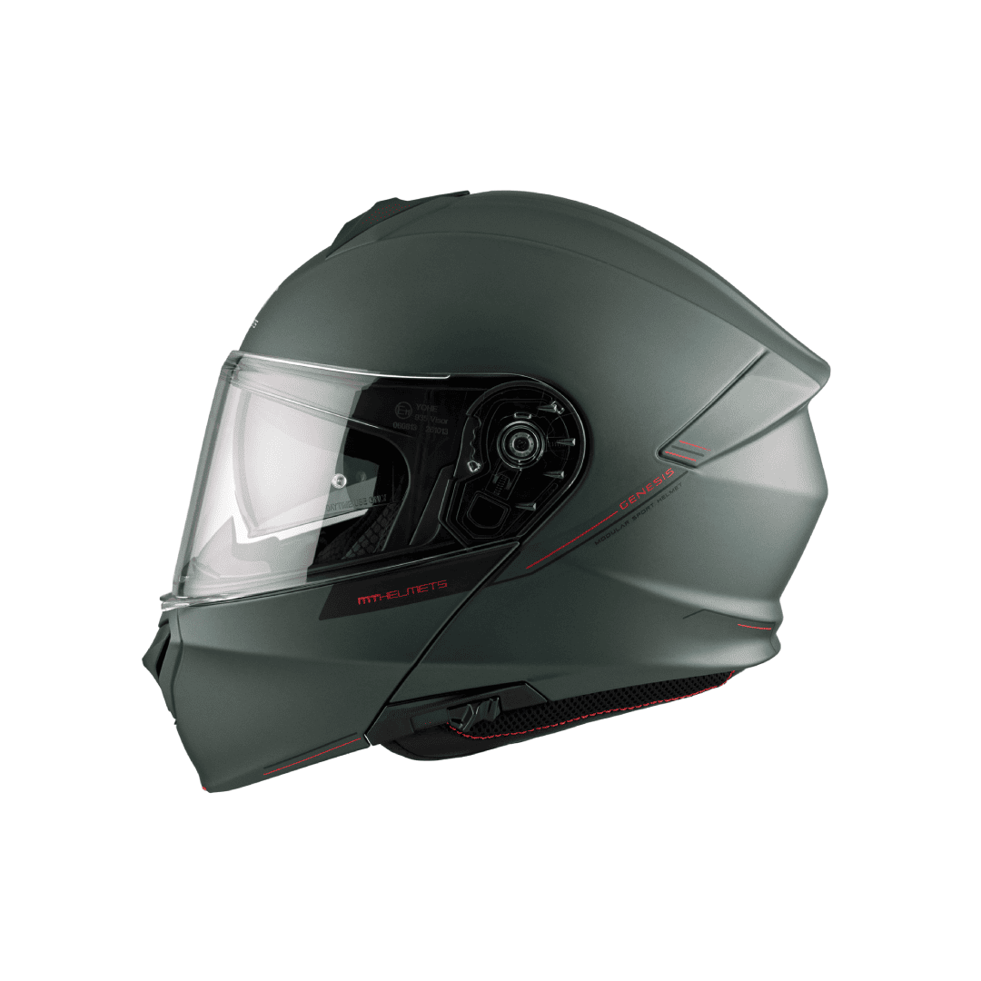 Genesis SV A6 Matt Green Modular Helmet - Rider District