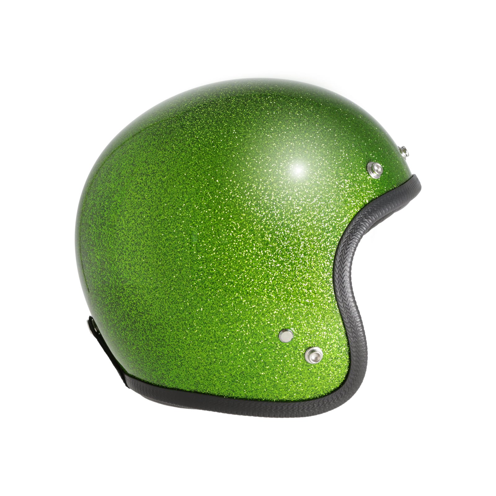 70's Helmets Metal Flake Acid Green - Rider District