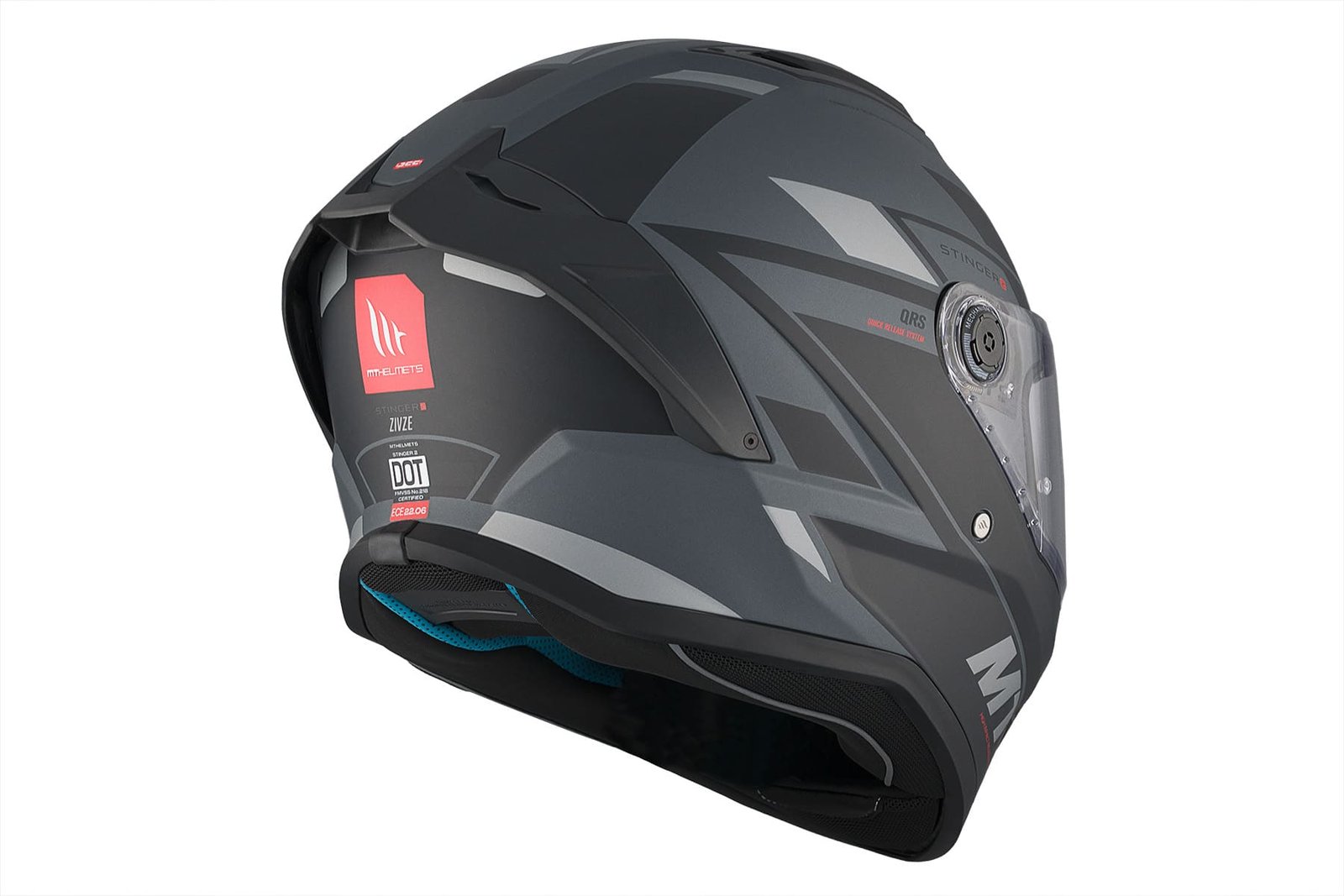 MT Stinger 2 ZIVZE C2 Mate full face helmet - Rider District