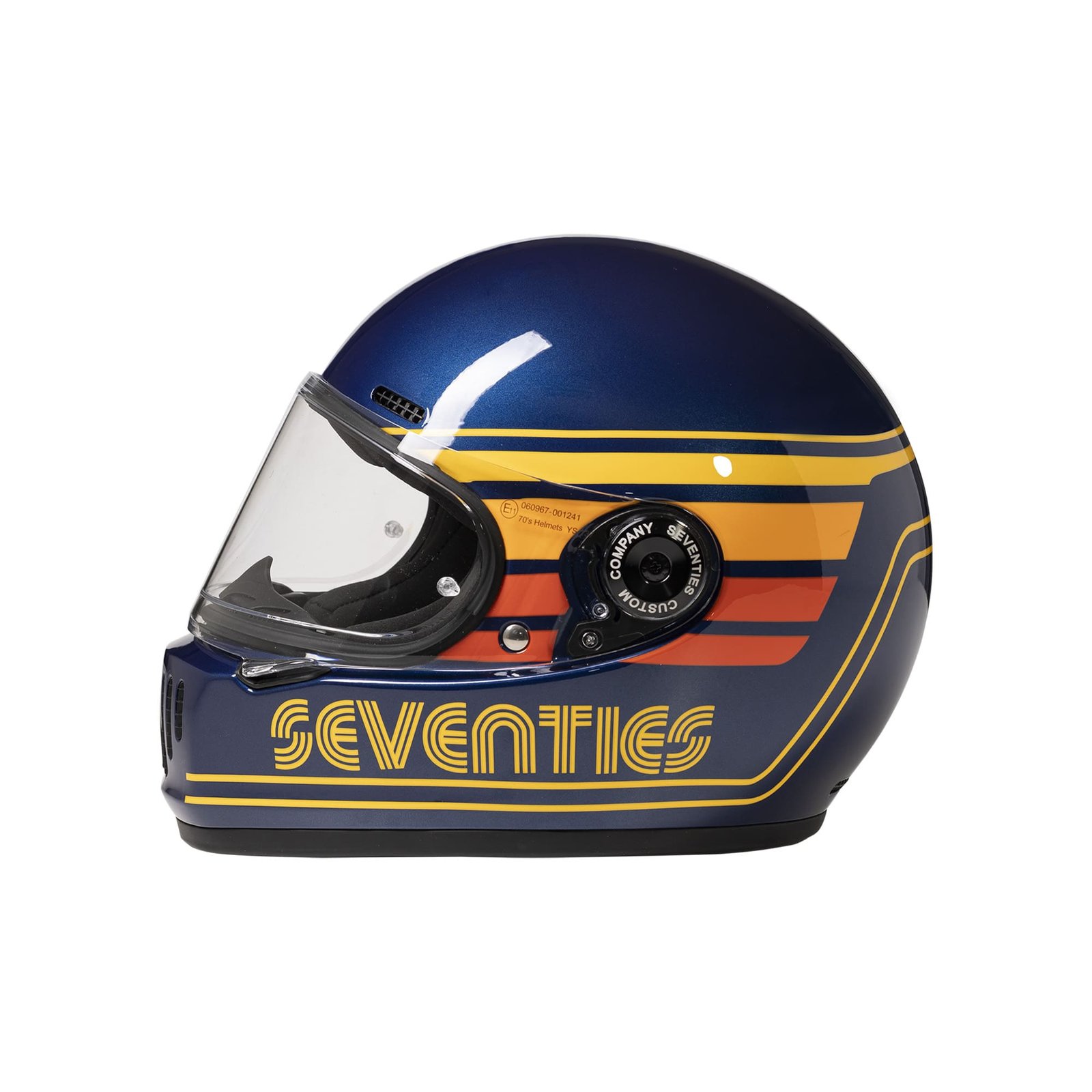GT Gran Turismo Blue – Vintage Full Face Helmet - Rider District
