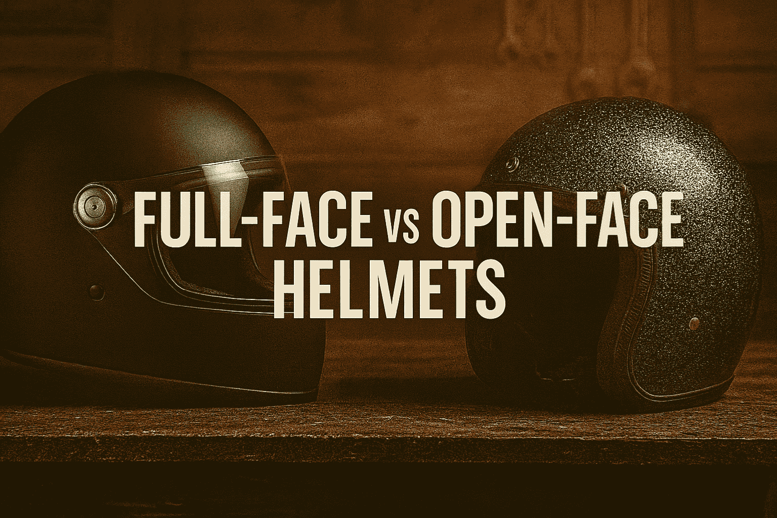 Full-Face vs Open-Face Helmets - Rider District